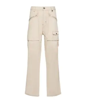 Isabel Marant Étoile Straightleg Wideleg Pants - Nude