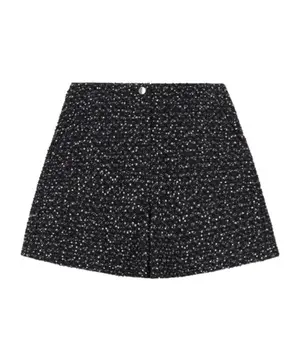 Emporio Armani Denim Shorts With Pockets - Black