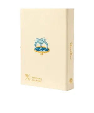 OLYMPIA LE-TAN Versailles Appliquéd Embroidered Canvas Clutch - Nude