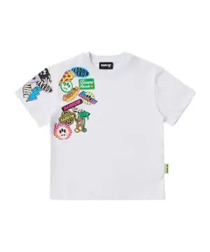 BARROW Printdesign Top - White