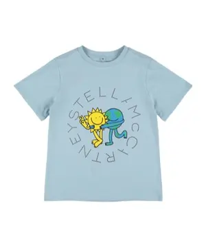 Stella McCartney Frontprint Tshirt - Blue