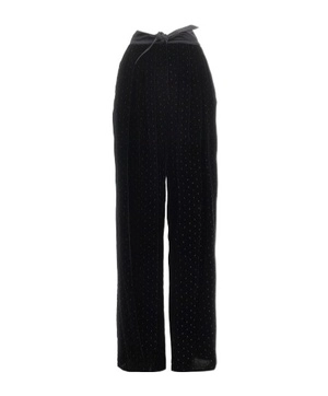 Emporio Armani Pleated Casual Trousers - Black