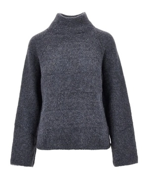 Emporio Armani Turtleneck Sweater In Stockinette Stitch