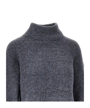 Emporio Armani Turtleneck Sweater In Stockinette Stitch