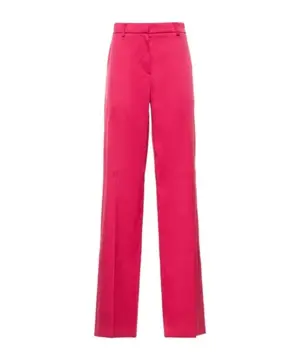 Magda Butrym Highwaist Loose Casual Pants - Red