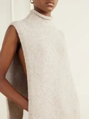 LAUREN MANOOGIAN Alpaca-blend Turtleneck Tank