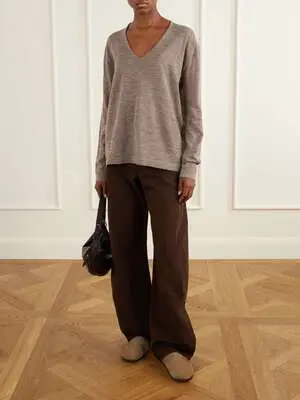 LAUREN MANOOGIAN Merino And Alpaca Wool-blend Sweater