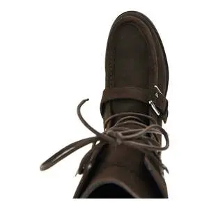 Emporio Armani Suede Leather Ankle Boots