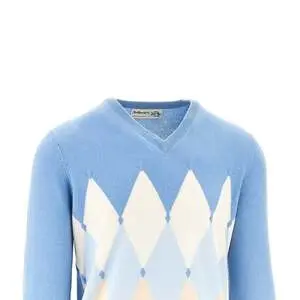 BALLANTYNE Lozenge Cashmere Sweater