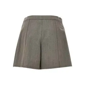 Emporio Armani Wool Twill Skorts