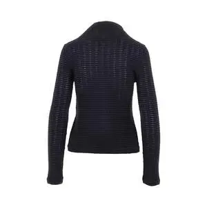 Emporio Armani Triped Jacquard Jerey Top