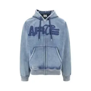 ARTE Tencil Unfade Full-zip Hoodie - Blue