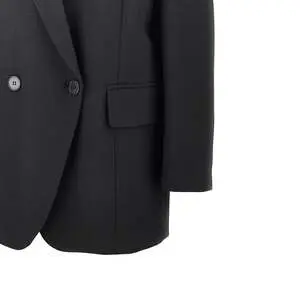 Emporio Armani Wool-blend Oversized Double-breasted Jacket