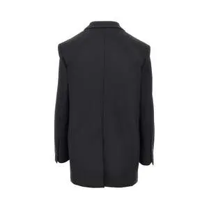 Emporio Armani Wool-blend Oversized Double-breasted Jacket