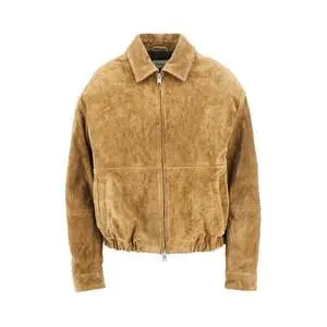 ARMA Maddox' Suede Leather Jacket - Beige