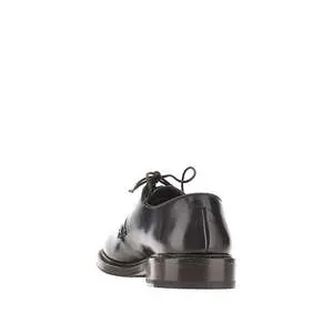 JUAN LACARCEL BY CALCE Brushed Leather Derby Shoes
