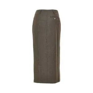 Emporio Armani Knitted Midi Skirt