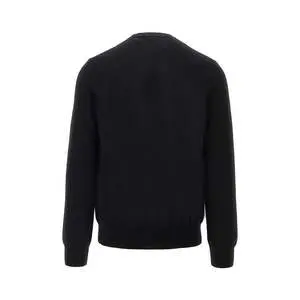 Play Comme Des Garcon Wool Cardigan With Heart Patch An
