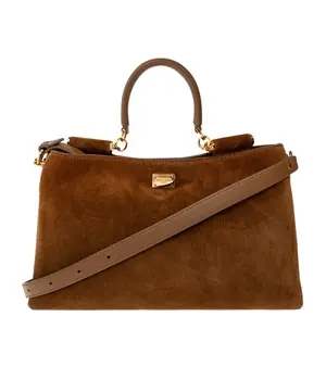 Dolce & Gabbana Dolce Gabbana Top Handle Shoulder Bag - Brown