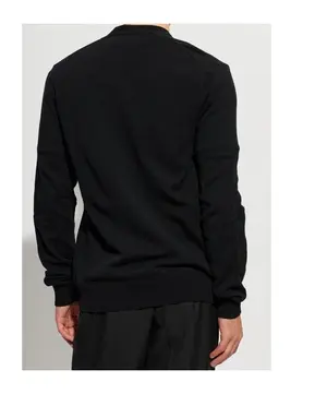 Play Comme Des Garcon Comme Des Garçons Play Logo-patch Buttoned Cardigan