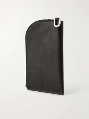 Rick Owens Leather Crossbody Wallet