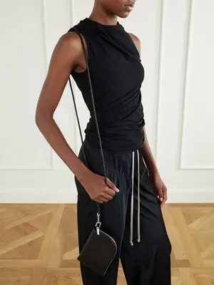 Rick Owens Leather Crossbody Wallet