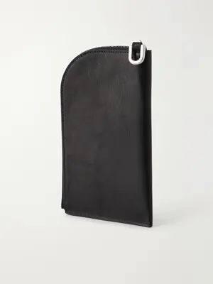 Rick Owens Leather Crossbody Wallet