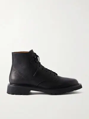 Legres 57 Leather Lace-up Ankle Boots - Black