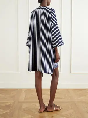 LES VACANCES D’IRINA Striped Mini Dress