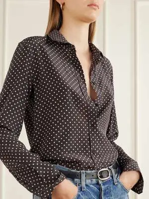 NILI LOTAN Gaia Printed Silk-crepe De Chine Shirt