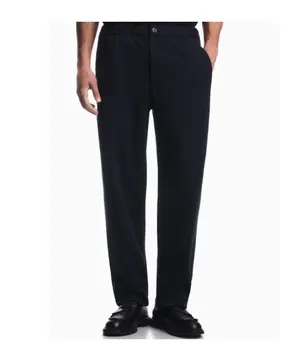 Emporio Armani Jersey Pants In Modal Blend Signature Capsule