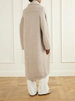 LAUREN MANOOGIAN Alpaca-blend Shawl Collar Cardigan