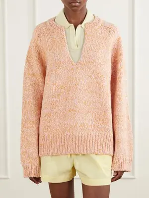 SANDERLAK Sandrlak Melange Alpaca And Wool-blend Sweater