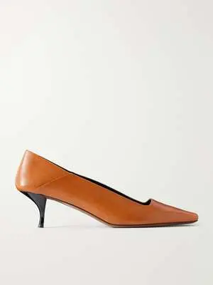 NEOUS Tasha Leather Pumps - Light Brown
