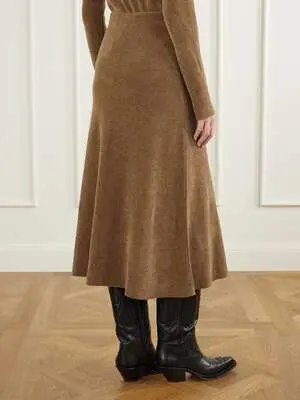 Gabriela Hearst Muir Ribbed Silk Maxi Skirt
