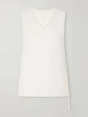 LAUREN MANOOGIAN Alpaca And Merino Wool-blend Cami - White