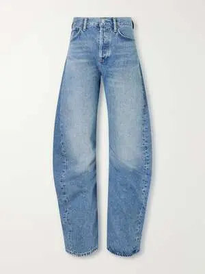 AGOLDE Spiral Mid-rise Wide-leg Jeans