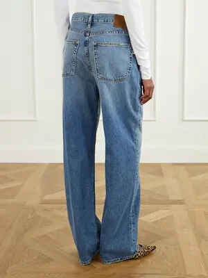 Eterne Saint Boyfriend Distressed Straight-leg Jeans