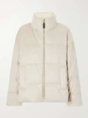 Max Mara Mtcdivina Reversible Cashmere Down-blend Jacket