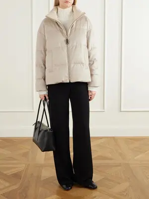 Max Mara Reversible Cashmere Down-blend Jacket