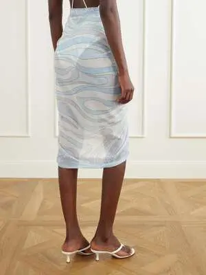 Emilio Pucci Printed Cotton-voile Kaftan