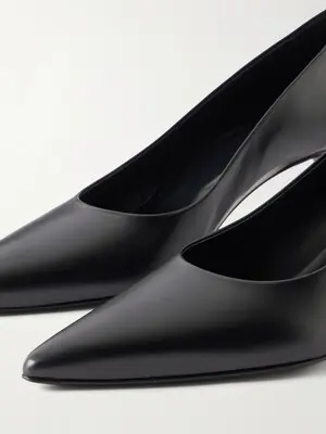 JUDE Blade 60 Leather Pumps - Black