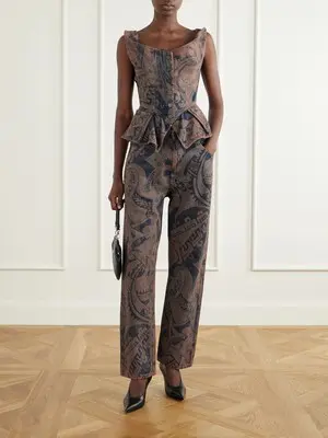 VIVIENNE WESTWOOD Ranch Printed Organic Jeans