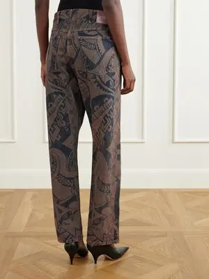 VIVIENNE WESTWOOD Ranch Printed Organic Jeans