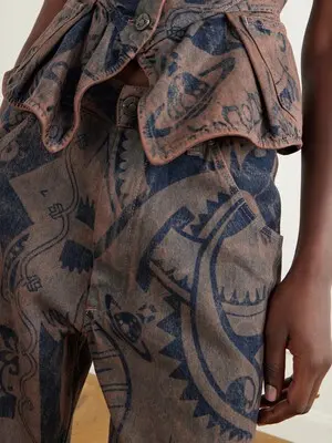 VIVIENNE WESTWOOD Ranch Printed Organic Jeans