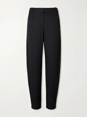 Tibi Grace Satin-twill Tapered Pants