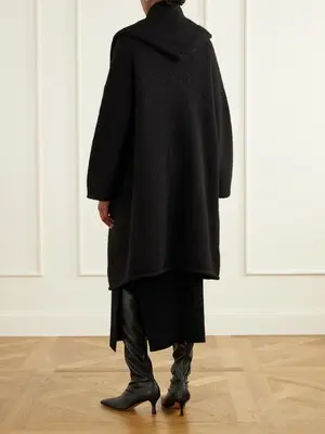 LAUREN MANOOGIAN Alpaca-blend Coat - Black