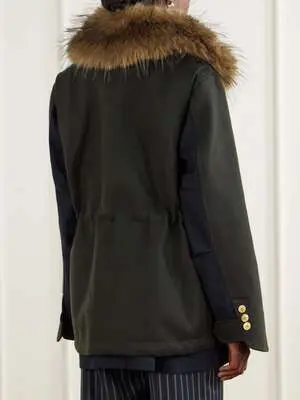Sacai Layered Wool Coat