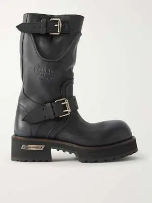 Balenciaga Venom Leather Ankle Boots