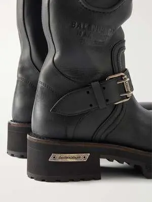 Balenciaga Venom Leather Ankle Boots